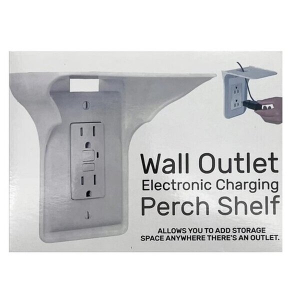 Storage & Organization | Wall Outlet Shelf Socket Plug Shelf Stand ...